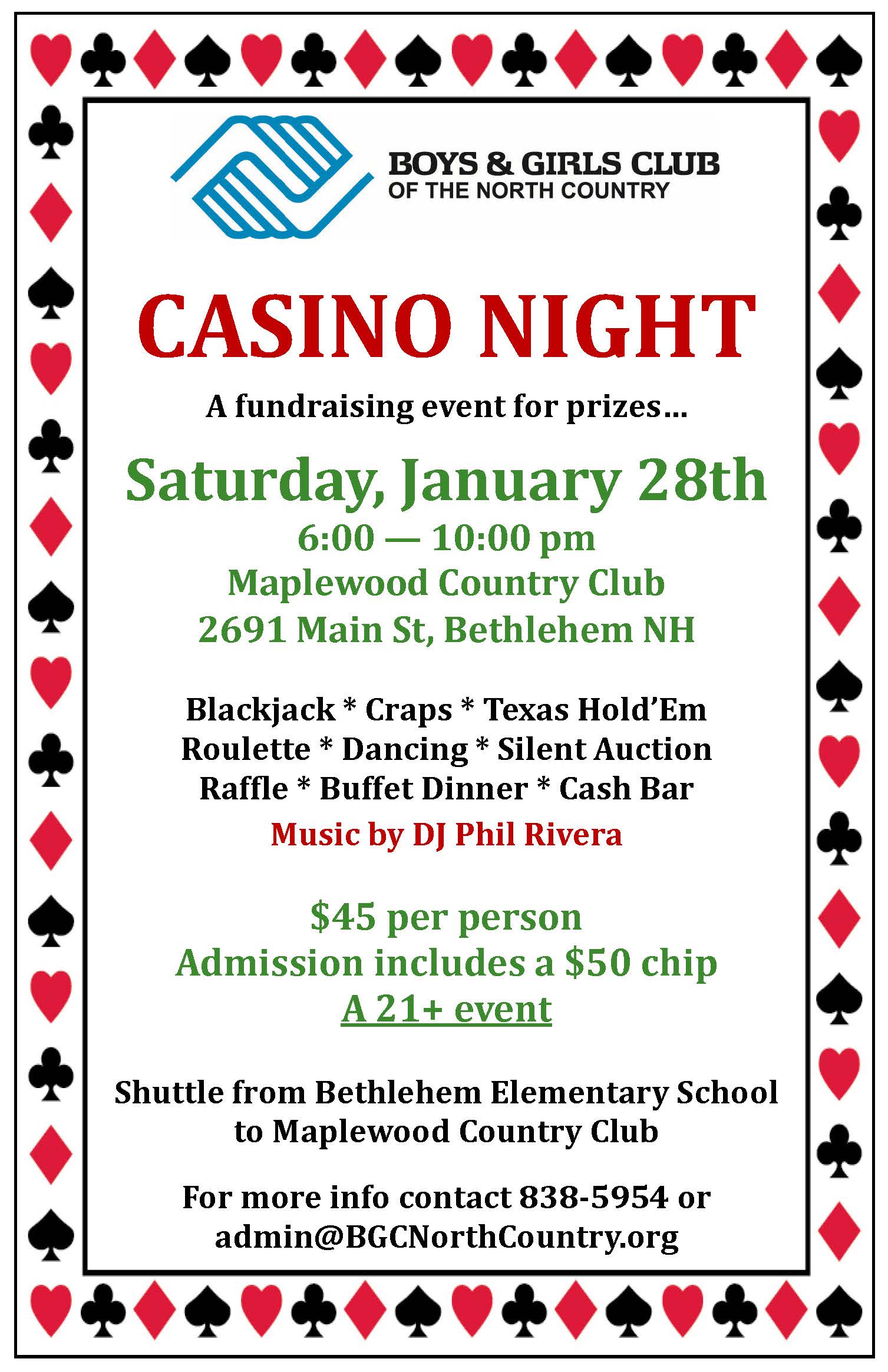 Casino Night | The Landaff Ledger