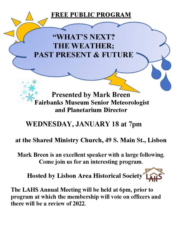 Historical Society Program | The Landaff Ledger